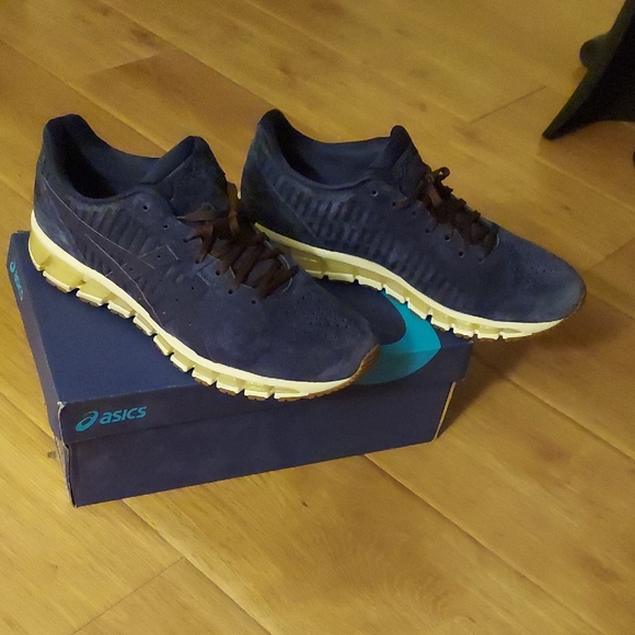 Asics | Shoes | Asics Gel Quantum 36 4le Mens Dark Blue Sneakers With ...